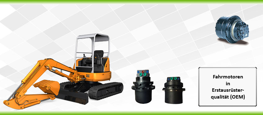 Fahrmotor, Fahrantrieb, Endantrieb, Minibagger, Bagger | BME ...
