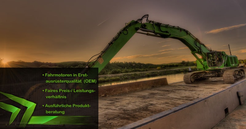 Fahrmotor, Fahrantrieb, Endantrieb, Minibagger, Bagger | BME ...